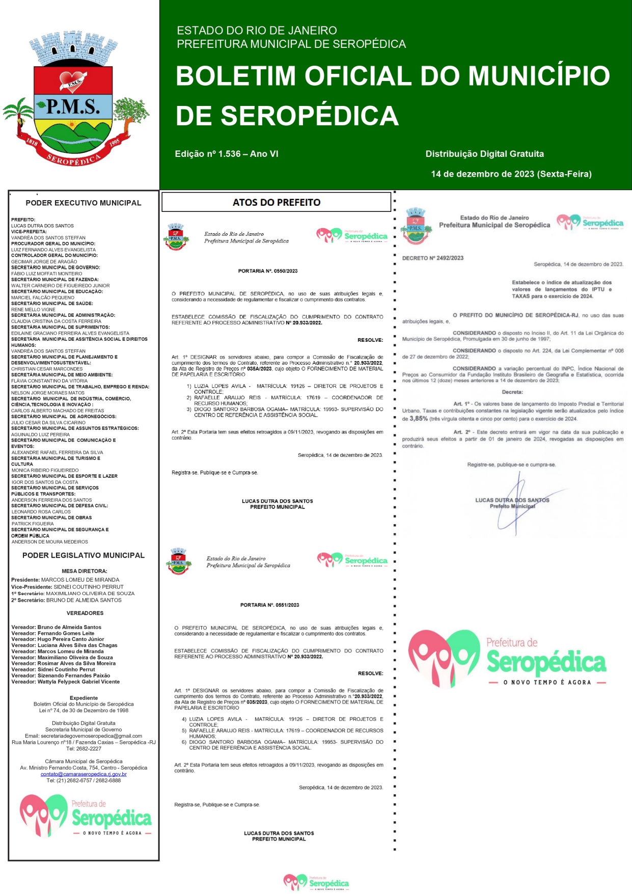 Prefeitura Municipal de Seropédica – O novo tempo é agora